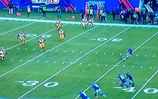 Giants kick off from Redskins 35-yard line after two 15-yard penalties ...