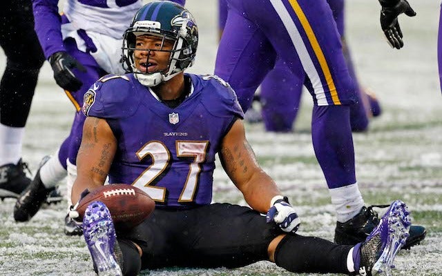 Ray Rice security footage image on cover of 'Sports Illustrated ...