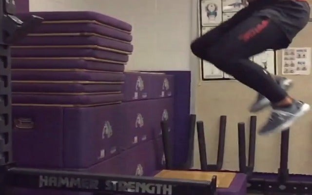 WATCH: Colt Anderson shows off his insane hops with box jumps ...