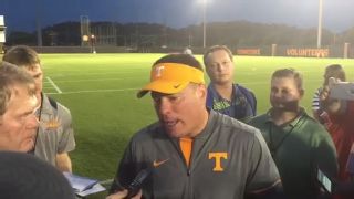 Butch Jones breaks down Vols' first practice