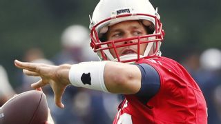 Tom Brady slices thumb with scissors