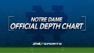 Notre Dame's official depth chart
