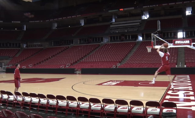 WATCH: Wisconsin players try to recreate buzzer-beater but fail ...