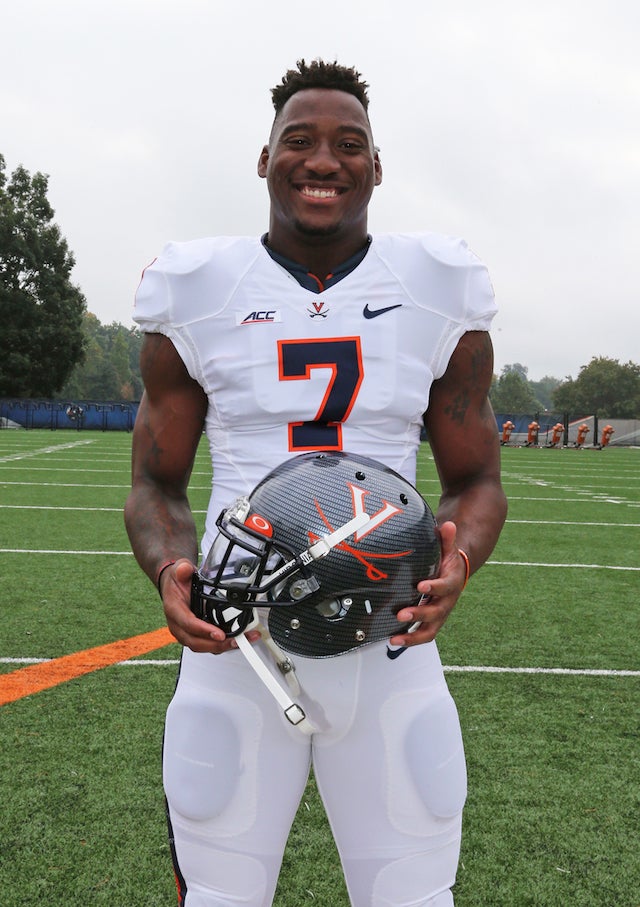 Virginia wearing all-white uniforms, carbon fiber helmets vs. Pitt ...