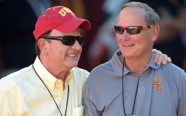 USC AD Pat Haden 'feeling great,' looking 'chipper' after collapse ...