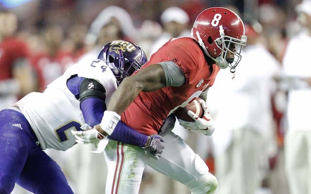 Report: Alabama WR Robert Foster has a sprained MCL - CBSSports.com
