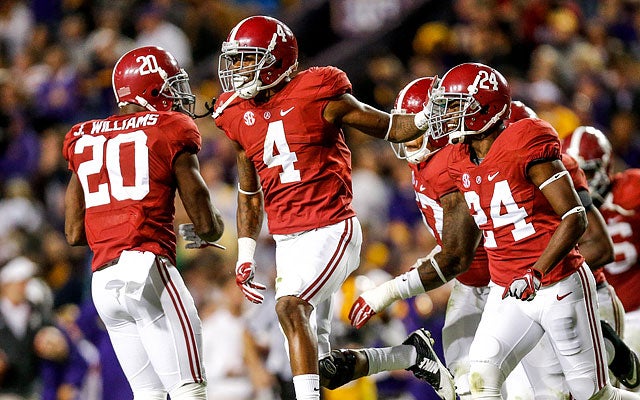 Not great on the road is still plenty good enough for Alabama ...