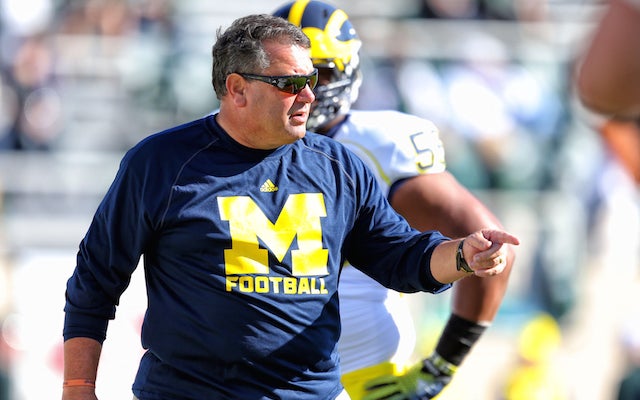 Brady Hoke denies falling asleep on a recruit's couch during a visit ...