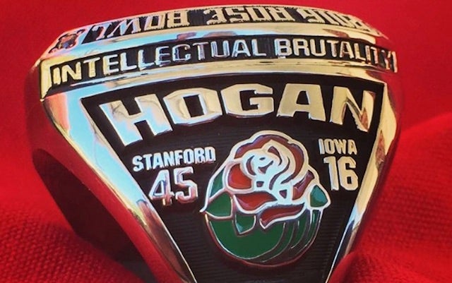 LOOK: Stanford's Rose Bowl rings praise team's 'intellectual brutality ...