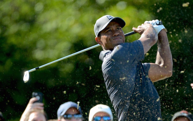 WATCH: Tiger Woods shows off full swings on range at junior event ...