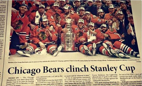 LOOK: Chicago Bears win Stanley Cup according to Korean newspaper ...