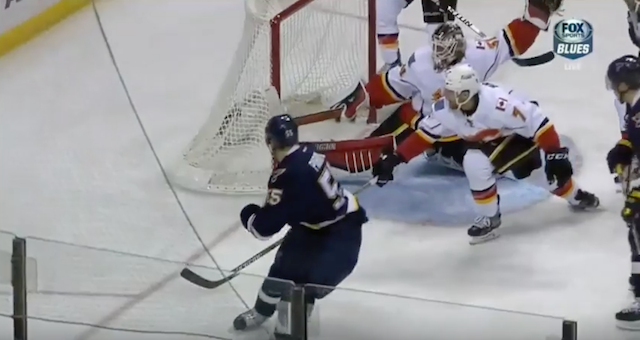 WATCH: Blues D Colton Parayko passes to himself for beautiful goal ...
