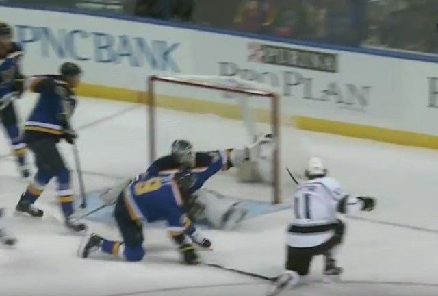 WATCH: Blues' Jake Allen robs Anze Kopitar with spectacular glove save ...