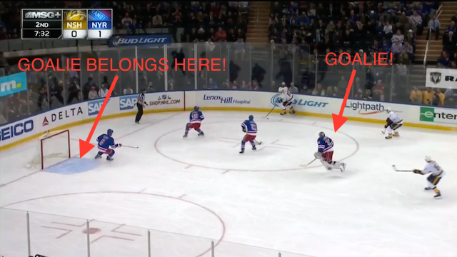 LOOK: Even when the Rangers mess up things work out for them ...