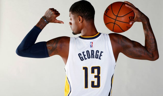 WATCH: Pacers' Paul George drops 20 in 1st quarter in Detroit ...