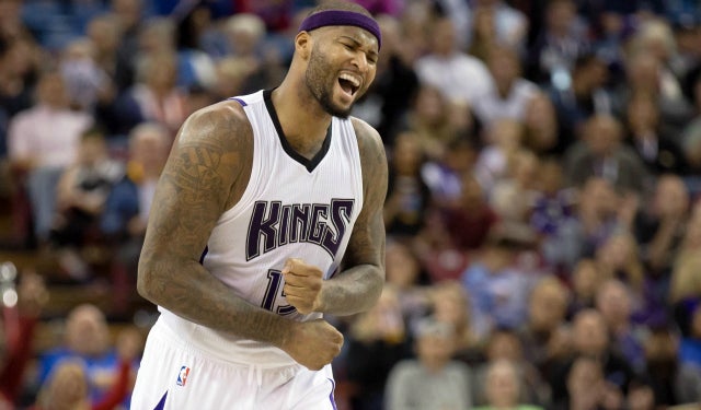 WATCH: Kings' DeMarcus Cousins dunks all over Robin Lopez - CBSSports.com
