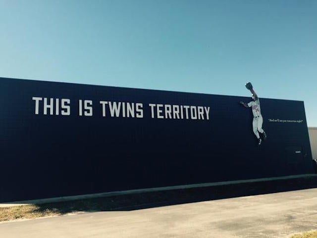 LOOK: Your 'Twins spring training complex wall of the day' - CBSSports.com