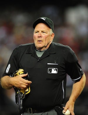 Bob Davidson: umpire 3 on Crew D for the 2016 season/ wears number 61 ...