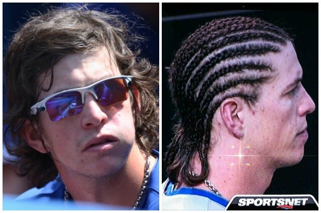 Photo: Colby Rasmus has a new hair-do - CBSSports.com