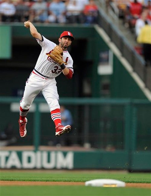 Photo: Daniel Descalso looks sharp, defies gravity - CBSSports.com