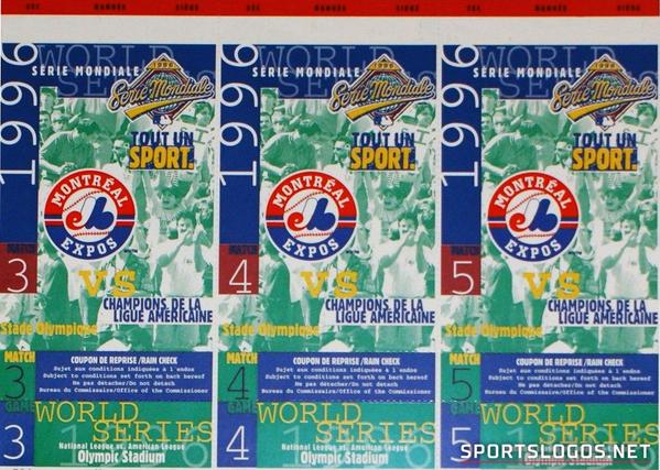 LOOK: Expos 1996 World Series tickets ... in French! - CBSSports.com