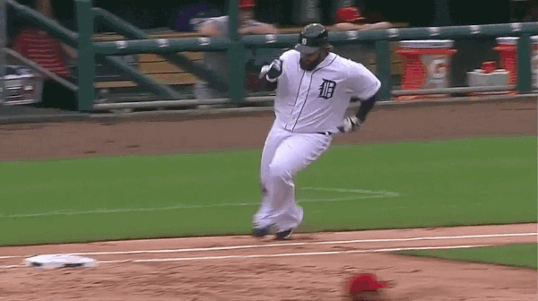 GIF: Prince Fielder's sliding technique - CBSSports.com