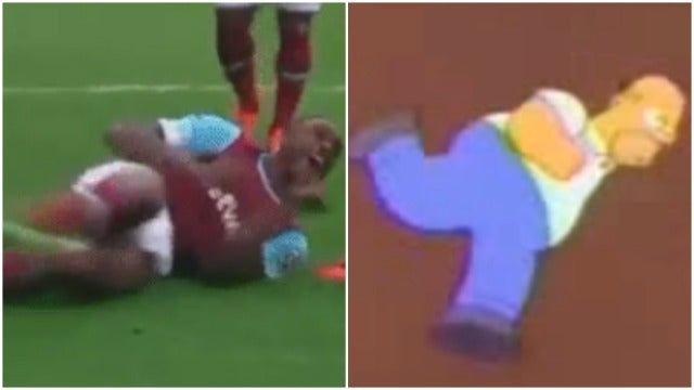 WATCH: Premier League player pulls off Homer Simpson celebration ...