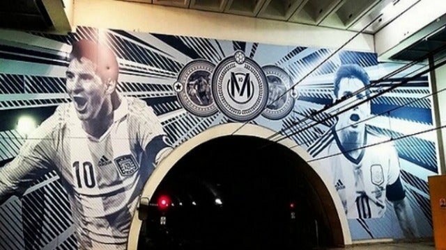 LOOK: Amazing Lionel Messi mural unveiled in Buenos Aires subway ...