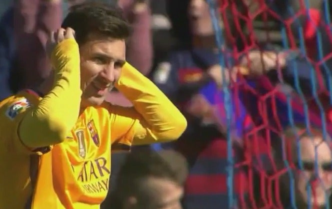 WATCH: Lionel Messi and Barcelona robbed of perfect goal by bad call ...