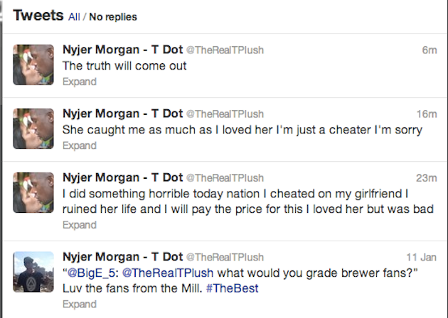 Nyjer Morgan's 'girlfriend' seems displeased - CBSSports.com