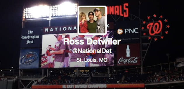 In praise of: Ross Detwiler's Twitter handle - CBSSports.com