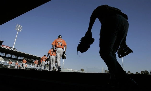Spring training reporting schedule for pitchers and catchers ...