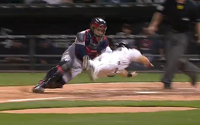 WATCH: Flying Adam Eaton scores on wild pitch to tie it - CBSSports.com