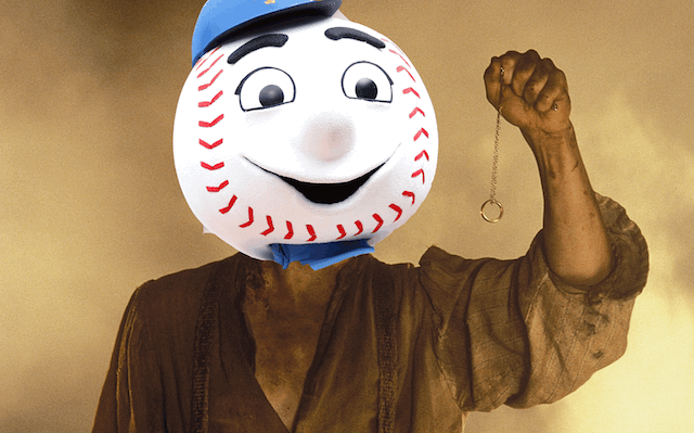 Mr. Met didn't get a ring for NL championship, and he's not happy ...