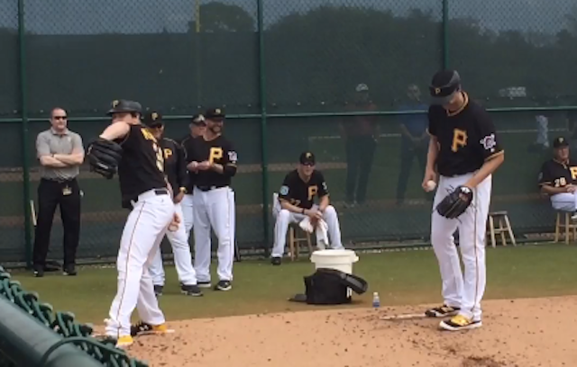 WATCH: Here's the new protective pitcher's helmet in action - CBSSports.com