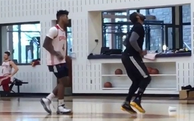 LOOK: Kyrie Irving, Iman Shumpert go wild with 'Running Man' challenge ...