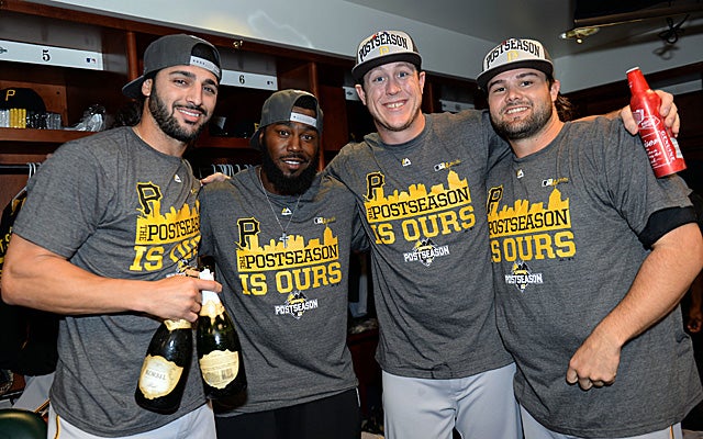 LOOK: Rockies send Pirates playoff-clinching champagne - CBSSports.com