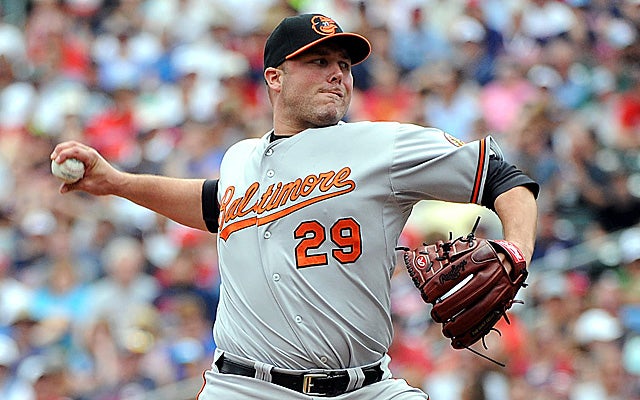 Cubs get reliever Tommy Hunter from Orioles for Junior Lake - CBSSports.com