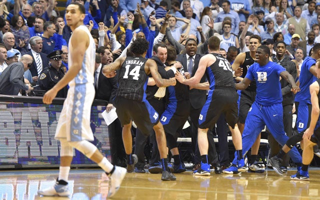 Duke jumps to No. 13 in the Top 25 (and one) after beating Tar Heels ...