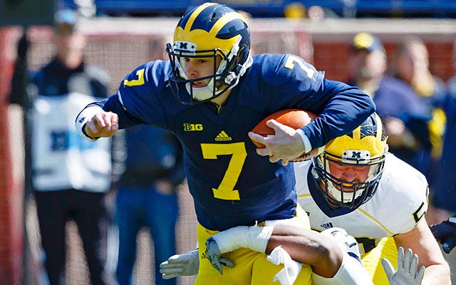 Michigan's Shane Morris aims for starting QB job after troubling season ...